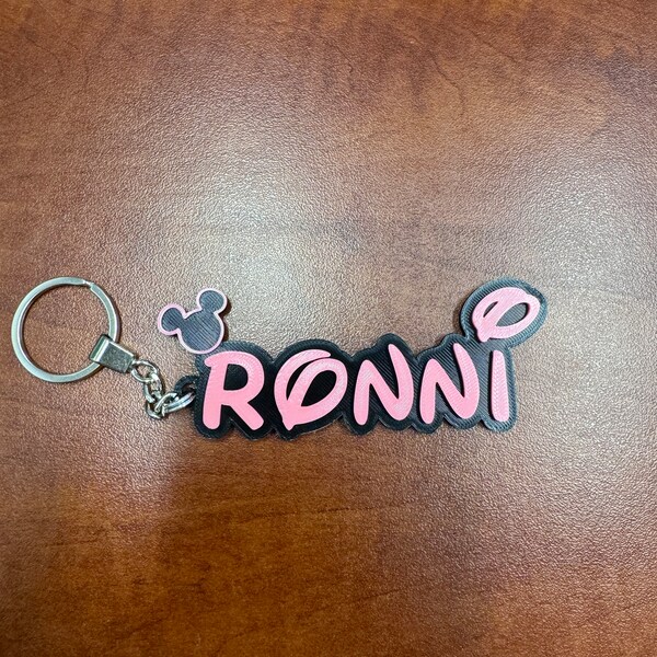 Custom Disney Keychain, Disney Name Key Chain, Disney Name Tags ...