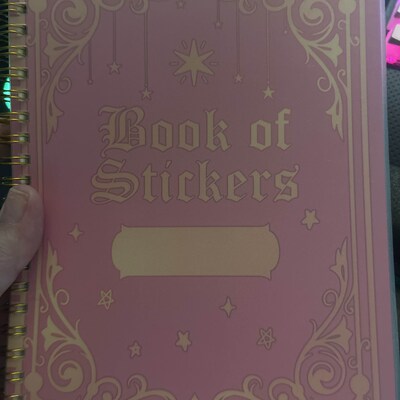 Reusable Sticker Book Magical Book of Stickers - Etsy