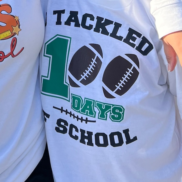 100 Days of School SVG, 100th Day of School Svg, 100 Days, Football Svg ...