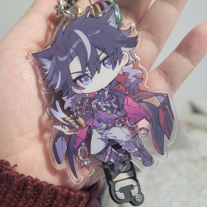 Bennett and Razor Keychains Genshin Impact Arcylic Charms - Etsy