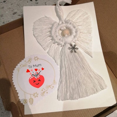 Macrame Communion/christening Mermaid 100% Cotton. Handmade ...