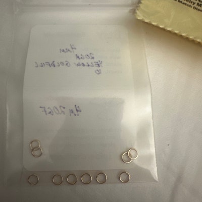 16 Gauge Sterling Silver Jump Rings Saw Cut Jump Rings Bulk Jump Rings ...