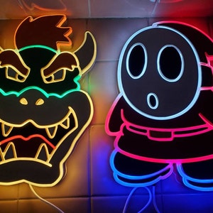 Alien Face Sign , Neon Like, Alien Night Light, Edge Lit LED, Alien Art ...