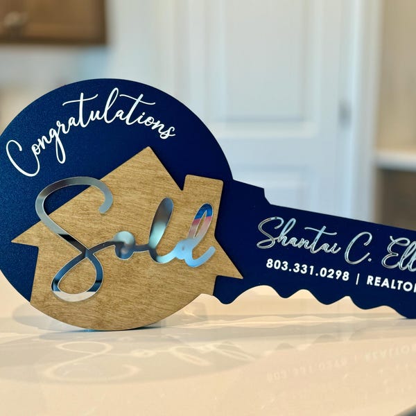 Just Sold House Shaped Sign, House Sign With LOGO, Sold Sign for ...