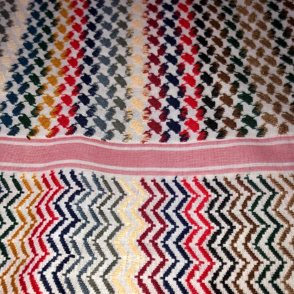 Palestine Arab Scarf, Woven Stitched, NOT Printed,unique Keffiyeh ...