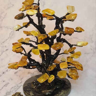 Christmas Tree Decoration With the Natural Baltic Amber Amber ...