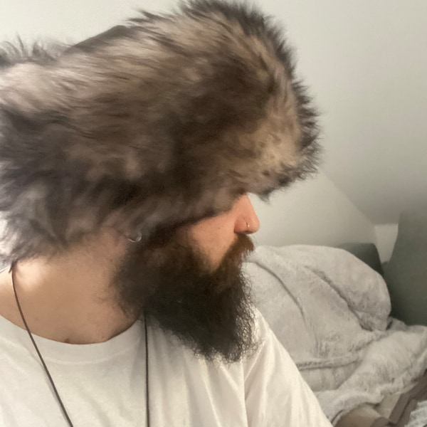 Black Sheepskin Anatolian Kalpak Hat Handmade Leather Hat Turkish Hat ...