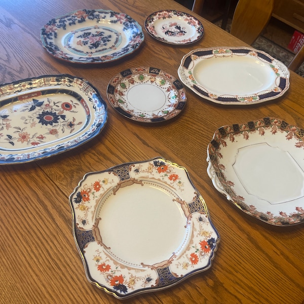 Antique and Vintage Plates Wall Collection, Mismatched Plates ...