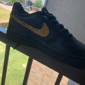 Custom Nike Air Force 1s With Crystals Gems, Hand Placed, Crystalized ...