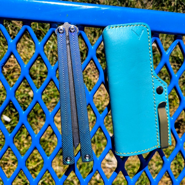 PICK YOUR COLOR Leather Bali Burrito/balisong Sheath *please Read ...