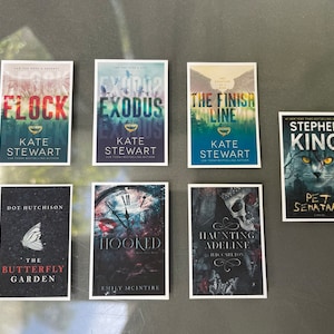 Waterproof Hand-cut Custom Book Cover Vinyl Matte Stickers for Book ...