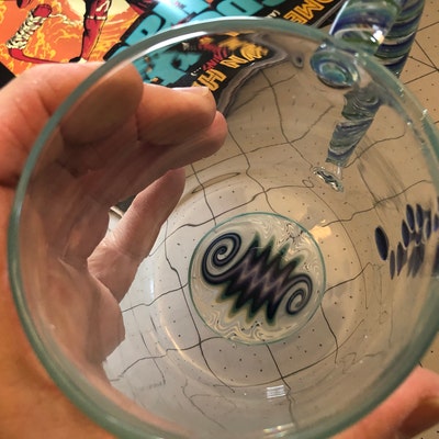 Harlequin Reticello Glass Goblet by Beau Barrett wine Water - Etsy