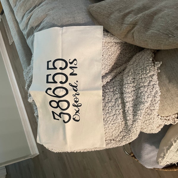 Personalized Zip Code Pillow/coordinates Pillow/farmhouse Pillow Cover ...