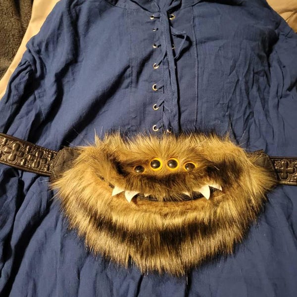 Furry Monster Fanny Pack - Etsy