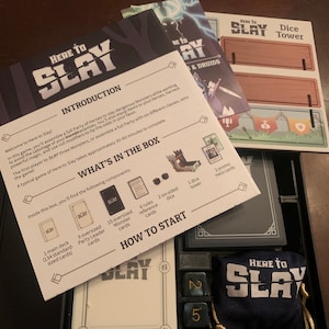 Here to Slay Insert for Sleeved & Standard Cards for KSE kickstarter ...