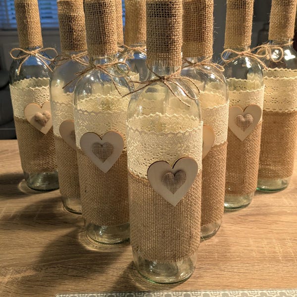 12 X Rustic Tea Light Holders Perfect for Wedding Centrepieces - Etsy