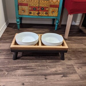 Large Modern Dog Food Stand Elevated Dog Feeder Dog Feeding Table ...