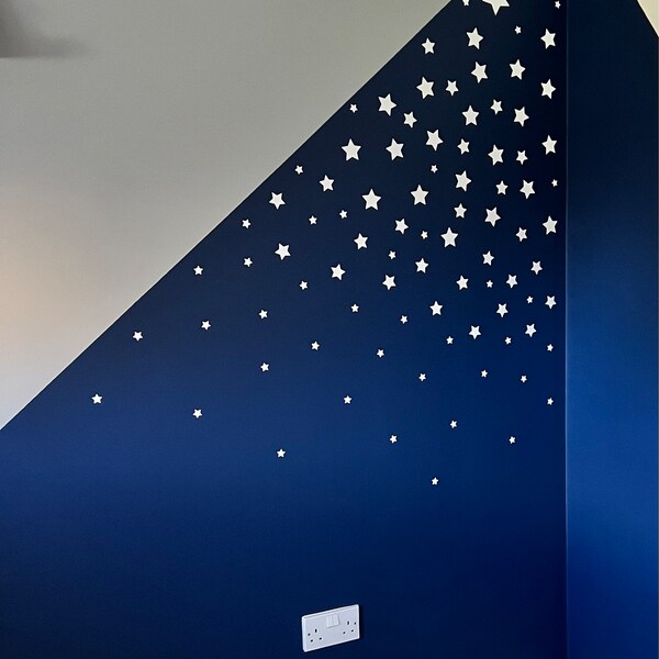 Mixed Size Stars Wall Stickers Kid Decal Art Nursery Bedroom Vinyl ...