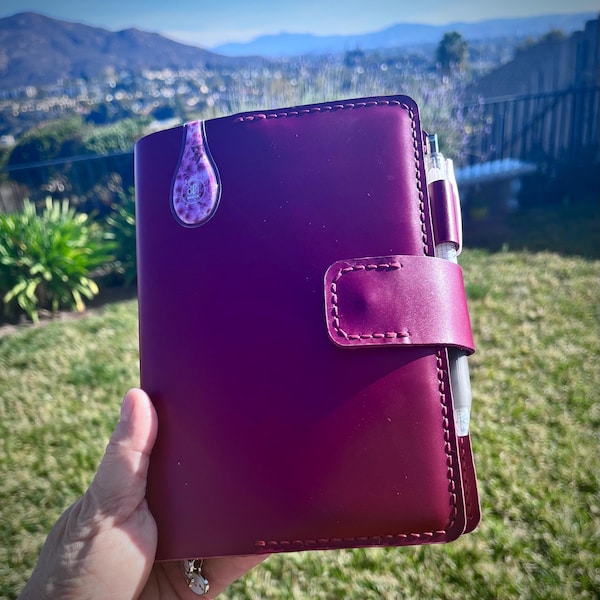 Yellow Leather Wallet Insert for Planner / Travelers Notebook Wallet ...