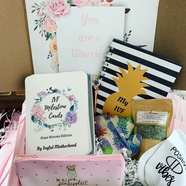 IVF Gift Box Fertility Ivf Care Package Surrogacy Gift Ivf Planner ...