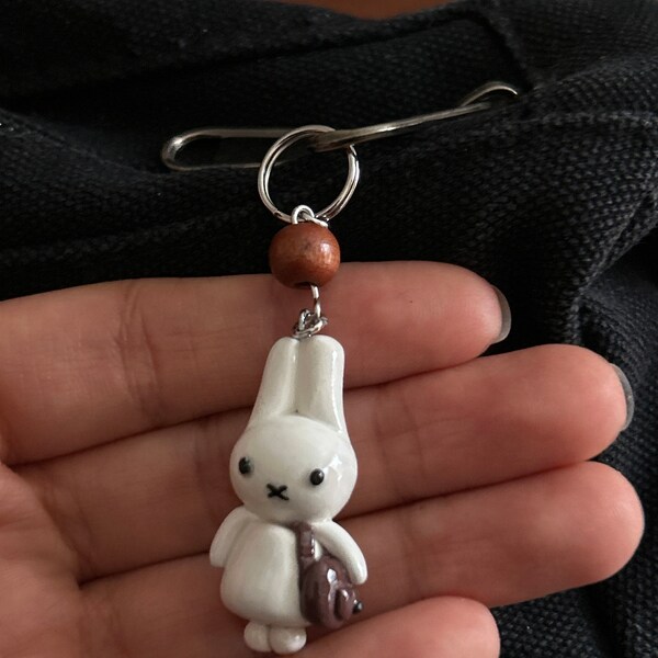 Miffy Handmade Frog Costume Keychain Charm - Green and Yellow - 1.5 ...