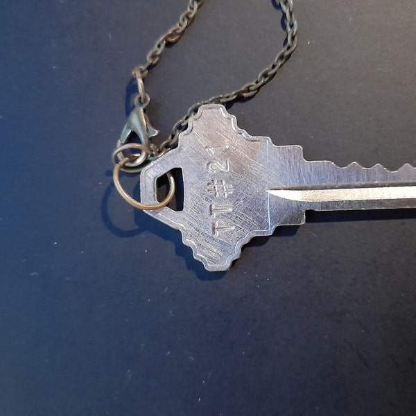 CUSTOM STAMPED Keychain - Brass Disc Tag - Customizable Personalized ...