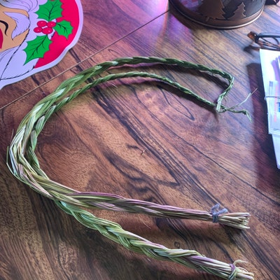 Sweetgrass Braids Large Sweet Grass Smudge Sweetgrass Braid Smudge ...