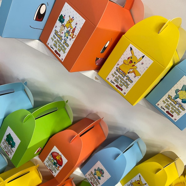 Printable Pokemon Favor Tags - Cute Thank You Tags - Pokemon Gift Tag ...