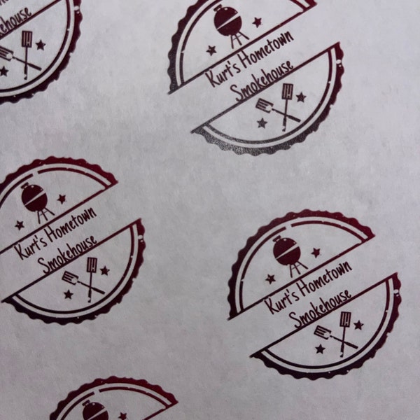 Logo Butcher Paper, Thick Tissue Paper, Branded Butcher Paper, Food ...