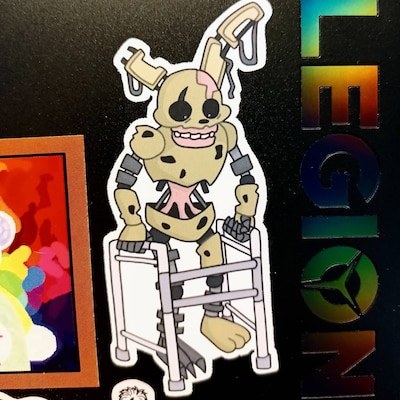 FNAF Security Breach Springtrap Peepaw Sticker - Etsy