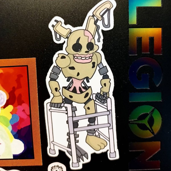 FNAF Security Breach Springtrap Peepaw Sticker - Etsy