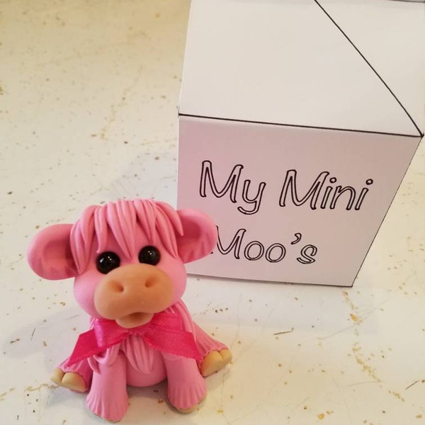 Candy! the "mini Moo" Polymer Clay Sculpture - Etsy