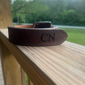 Handmade Personalized Belt Anniversary Gift Engraved Leather Belt ...