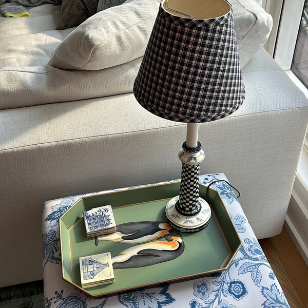 Set of 2 Needlepoint Candelabra Lamp Shades Sconce Shades - Etsy