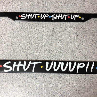 Personalized / Customized Friends TV Show Style Aluminum Car License ...