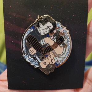 TROS Reylo Pin Rey Ben Solo Hard Enamel Pin - Etsy