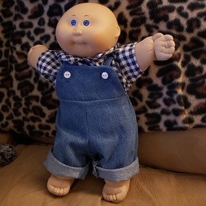 Two Piece Cotton Shirt and Overalls for Cabbage Patch Boy or Girl - Etsy