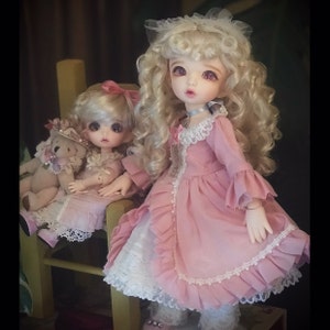 Fatiao New Dolls Wig Dollfie Yo-sd 1/6 BJD 6-7 Size Blonde - Etsy