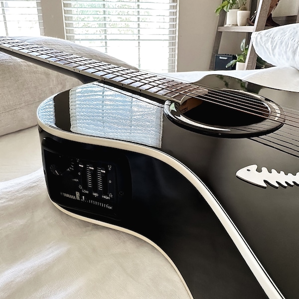 Fish Bone Shaped Aluminum Guitar Pick - Custom Cut and Produced One at ...