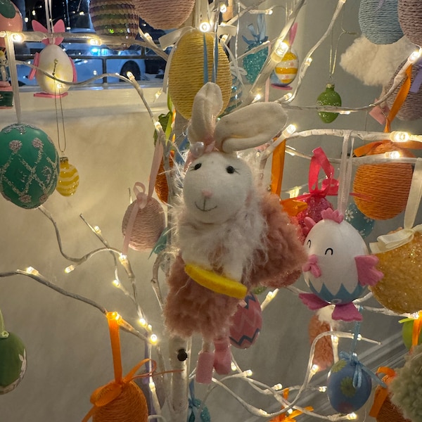 Handmade Easter Bunny Ornaments,easter Decor,easter Tree Ornaments ...