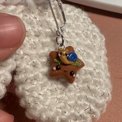 Smores Turtle Kawaii Polymer Clay Charms Stitch Markers - Etsy