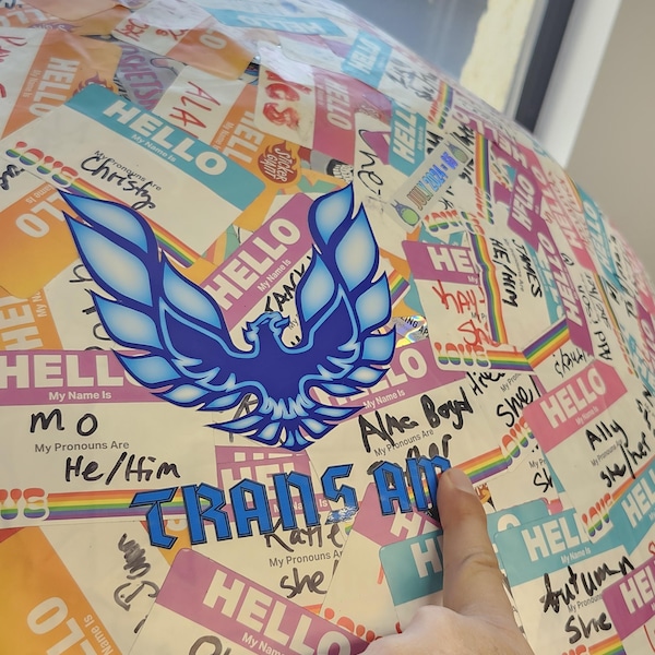 Trans Am Logo With Text Decal - Etsy