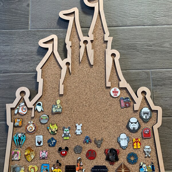 Castle Personalized Trading Pin Display Board Pin Trading & Collecting ...