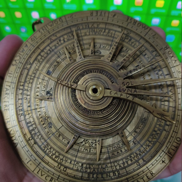 Astrological Astrolabe From Mediterranean, Unique Gift, Anniversary ...