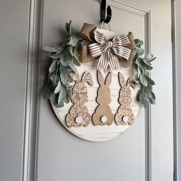 Rustic Door Hanger Farmhouse Door Sign - Etsy