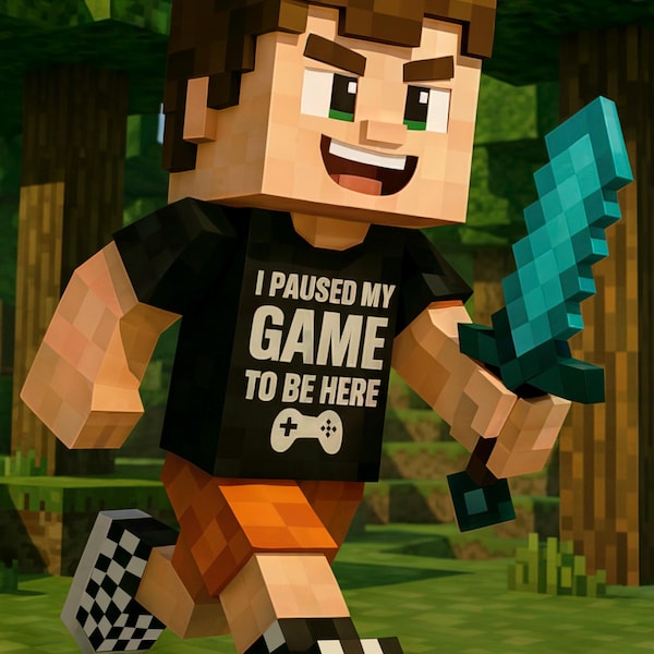 Custom Portrait Video Game Posters | Digital Item | Video Game Drawing ...