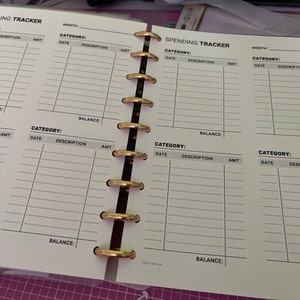 Editable BIG Happy Planner Vertical Inserts, Printable Weekly Planner ...