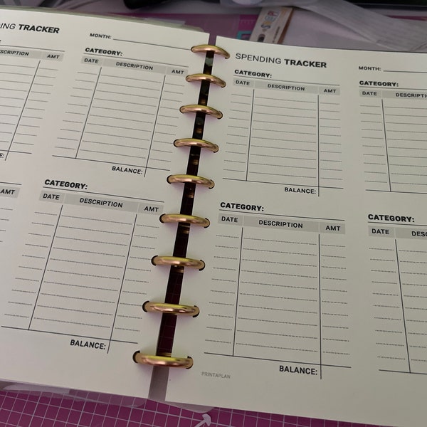 Editable BIG Happy Planner Vertical Inserts, Printable Weekly Planner ...