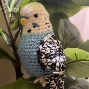 Crochet Budgie Pattern Tutorial PDF Amigurumi New Year Bird Lovers ...