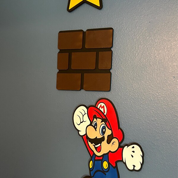 Cloud Mario Bros. Wooden Display - Etsy